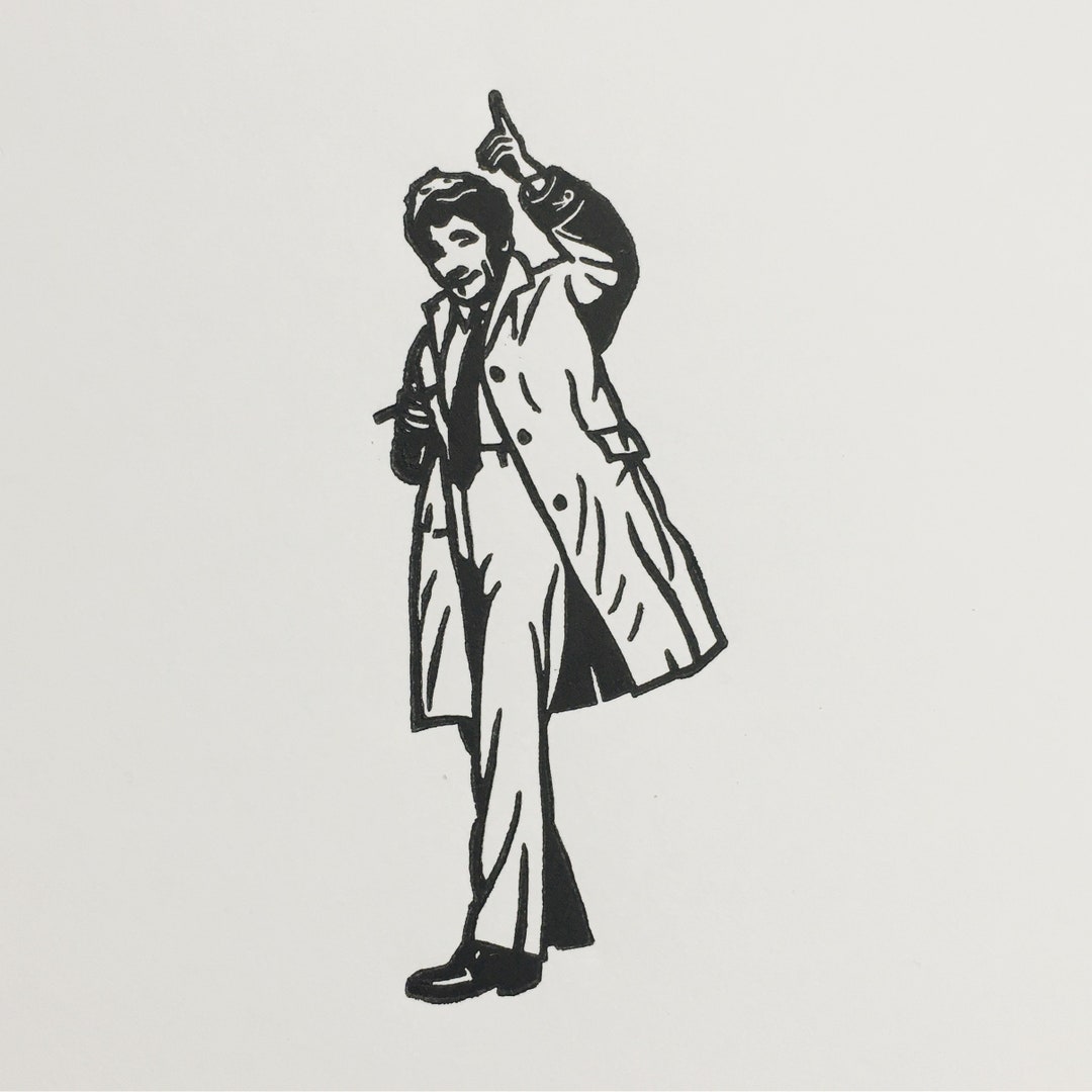 Columbo | Just One More Thing... | Handmade Limited Edition Linocut ...