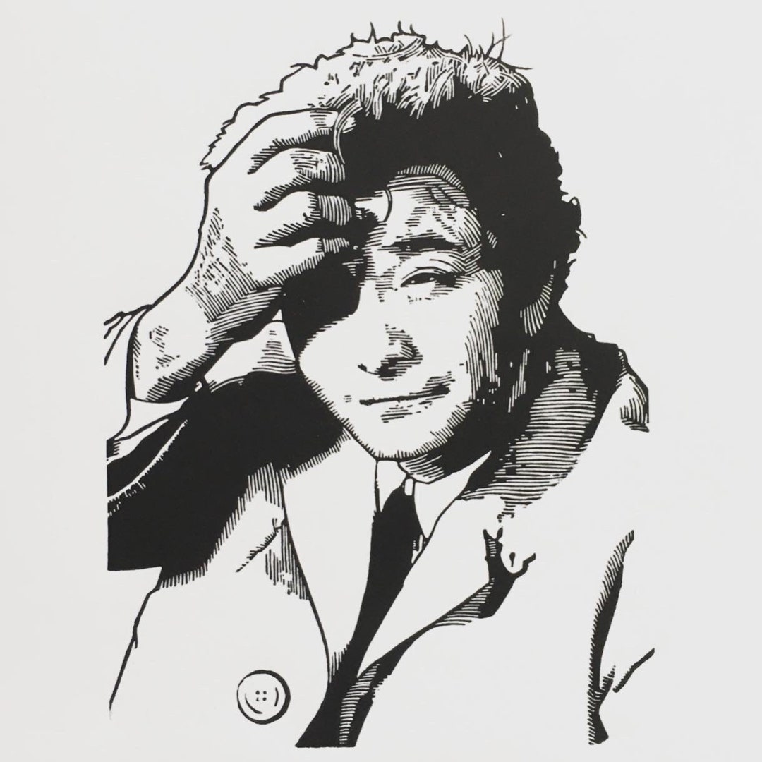 Columbo | Peter Falk | Handmade Limited Edition Linocut Print - Etsy