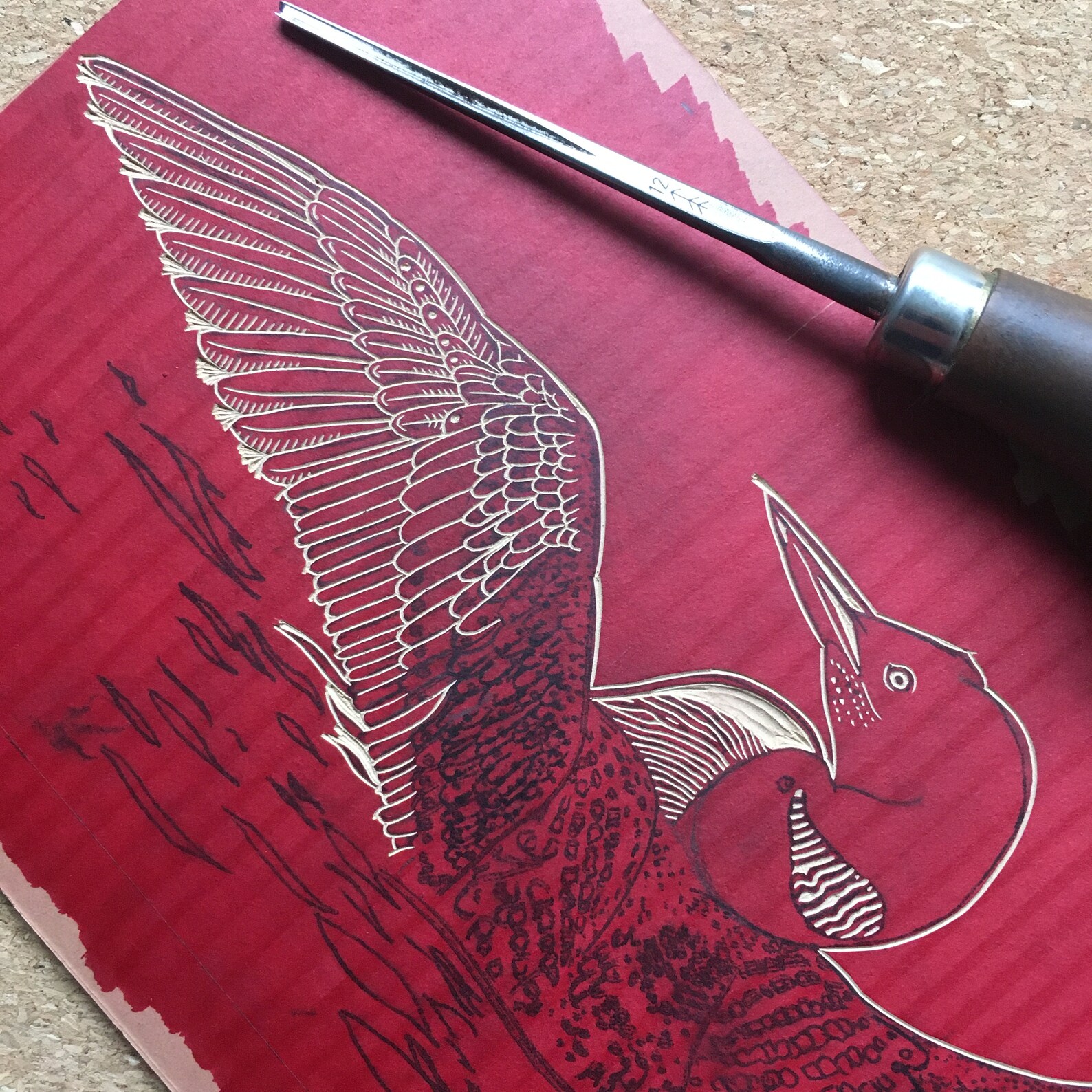 Loon Handmade Limited Edition Linocut Print - Etsy