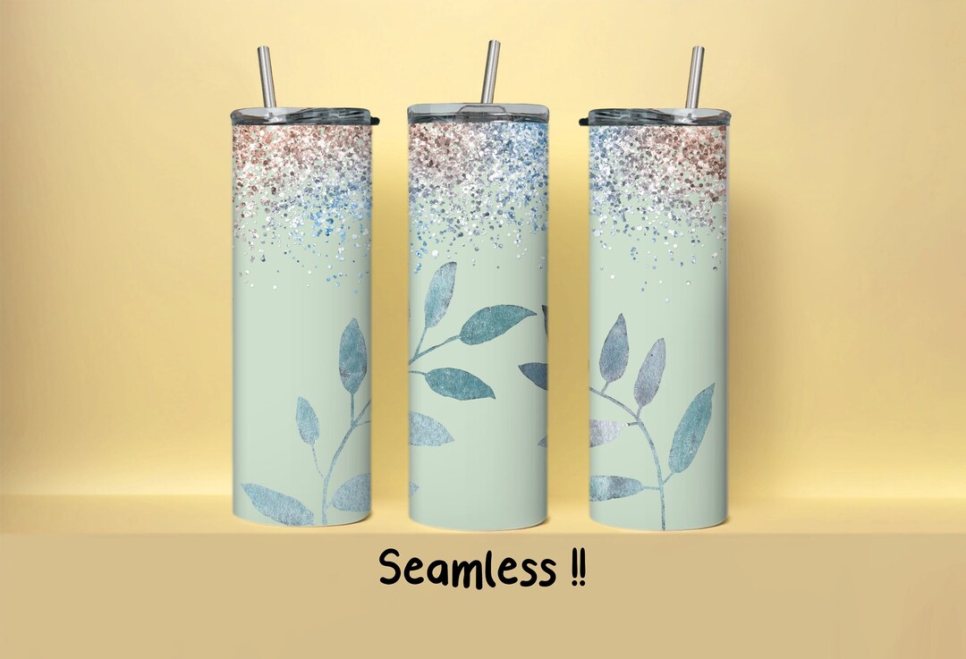 Sage Green Tumbler Wrap / INSTANT DOWNLOAD / 20 Oz Skinny - Etsy