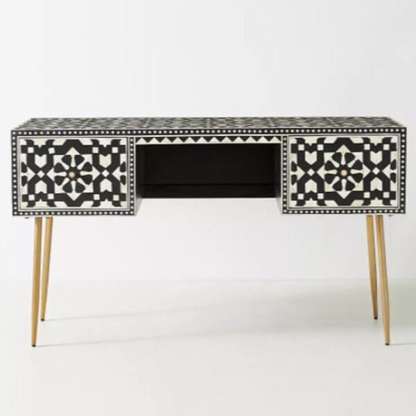 Bone Inlay Desk - Etsy