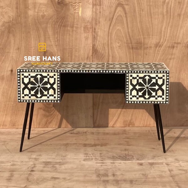 Bone Inlay Desk - Etsy