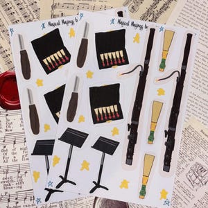 Bassoon Sticker Sheets (2 Sheets) - Etsy