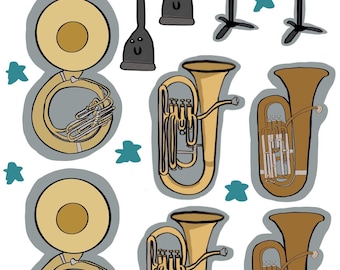 Tuba Stickers - Etsy