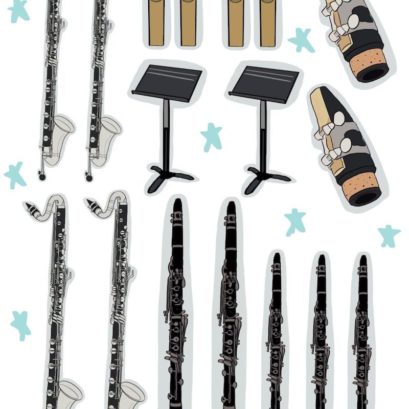 çlarinet stickers - Etsy.de
