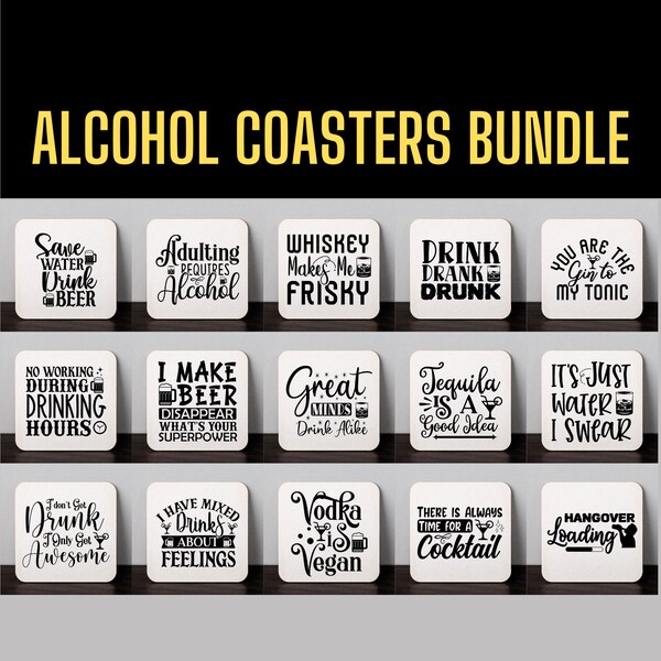 Funny Coasters - Etsy