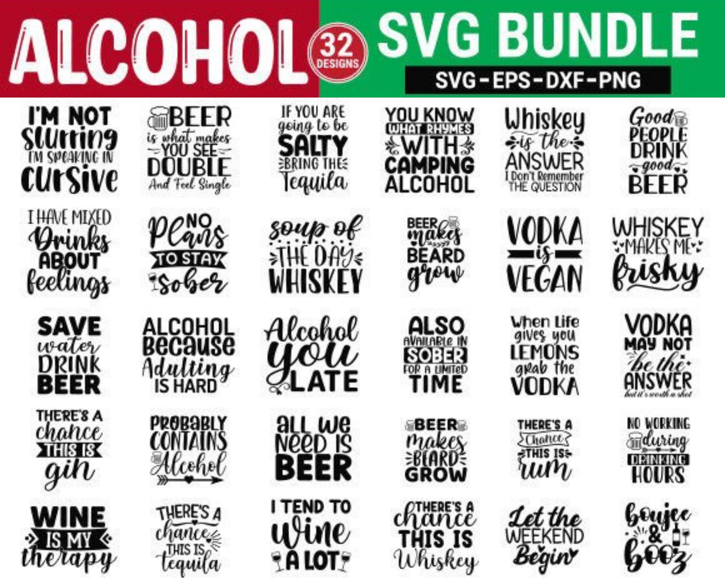Alcohol Drinking Svg Bundle Alcohol Quotes Svg Wine Svg - Etsy Australia