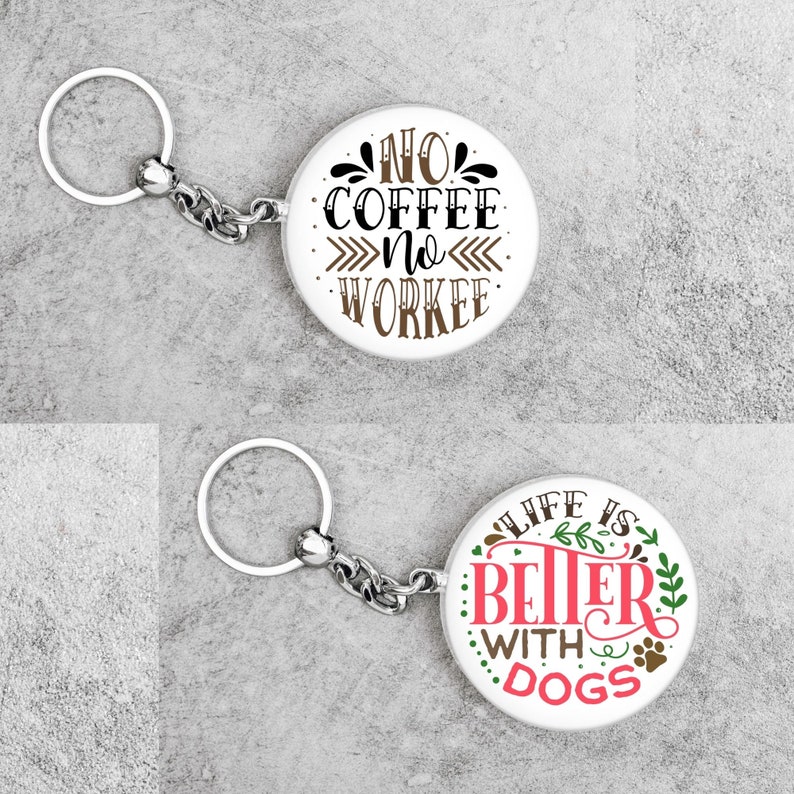 Funny Sarcastic Keychain Svg Bundle, 50 Unique Designs, Files for ...