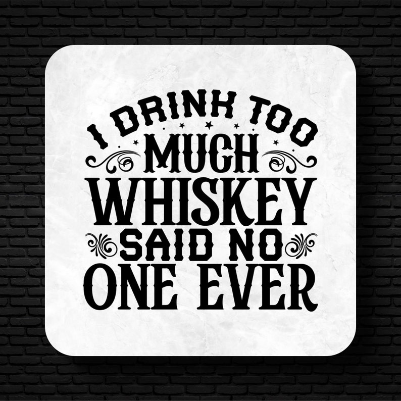 Drink Coaster Svg Funny Coaster Svg Alcohol Coaster Svg 41 - Etsy