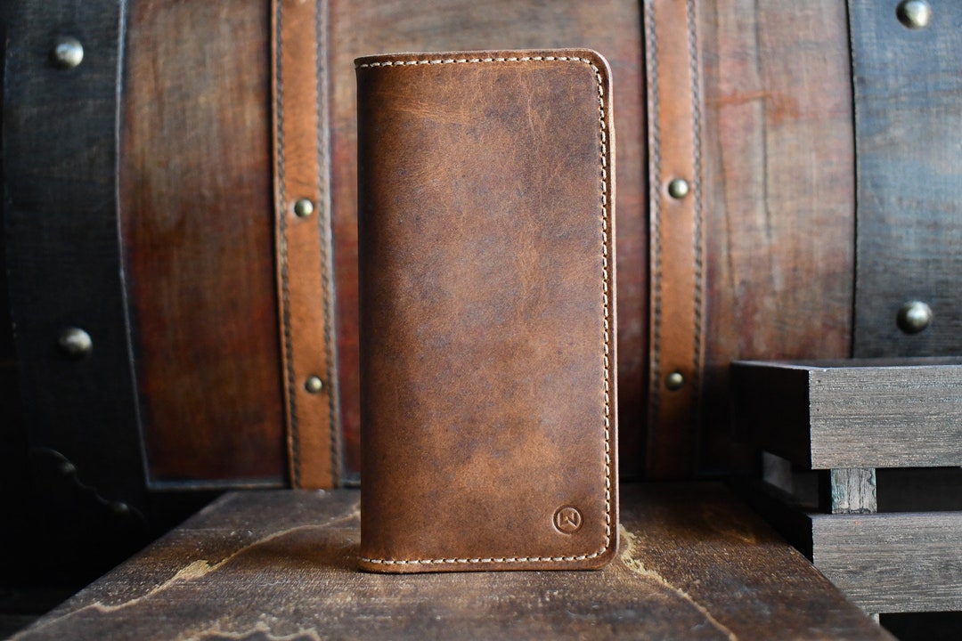 Randolph Roper - American Bison Roper Wallet, Handmade Full Grain Bison ...