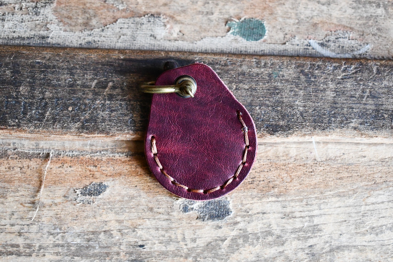 Proximity Key Fob Case - Premium Handmade Leather AirTag Case, Teardrop ...