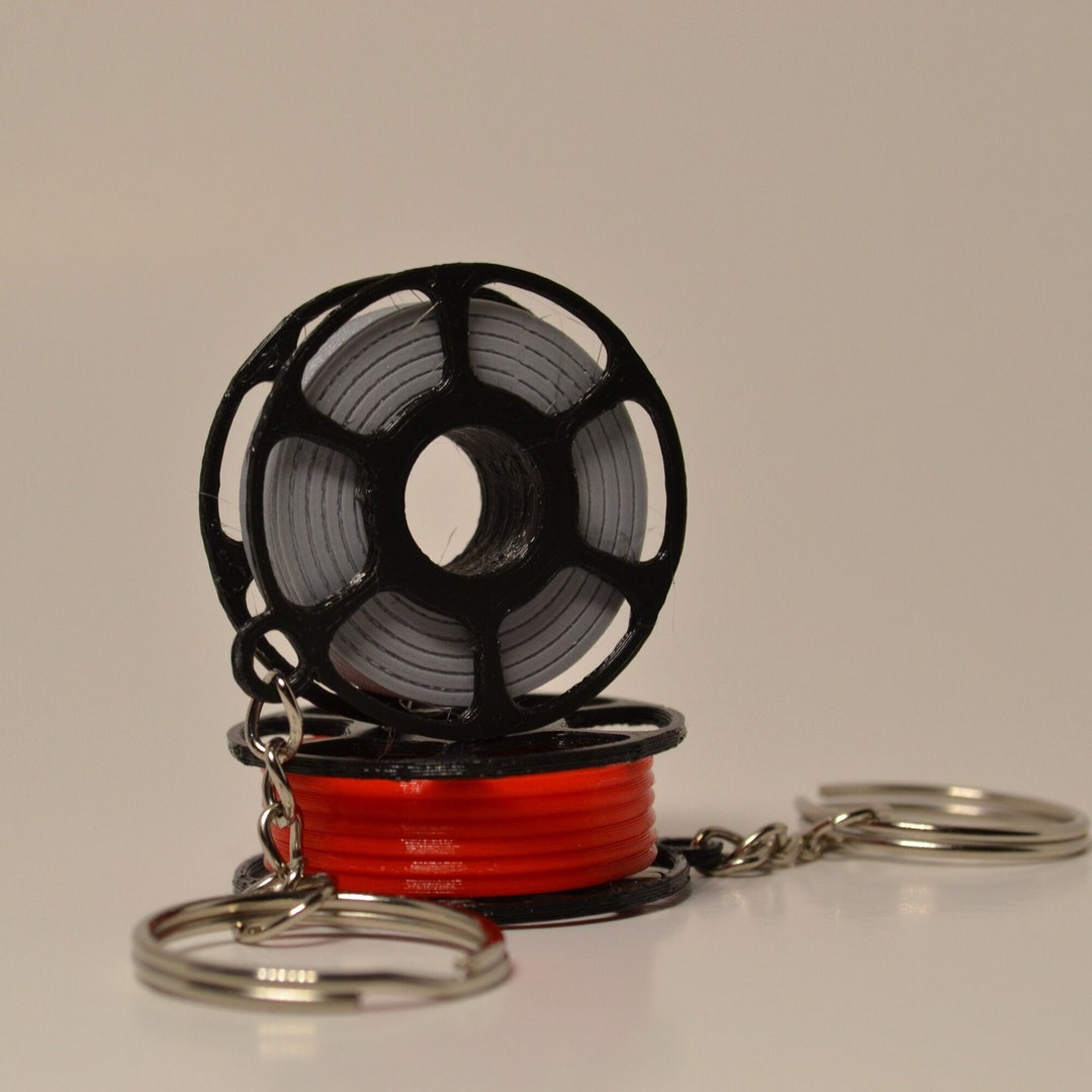 TWO PACK 3D Printer Filament Keychain - (3D Printed) - Etsy