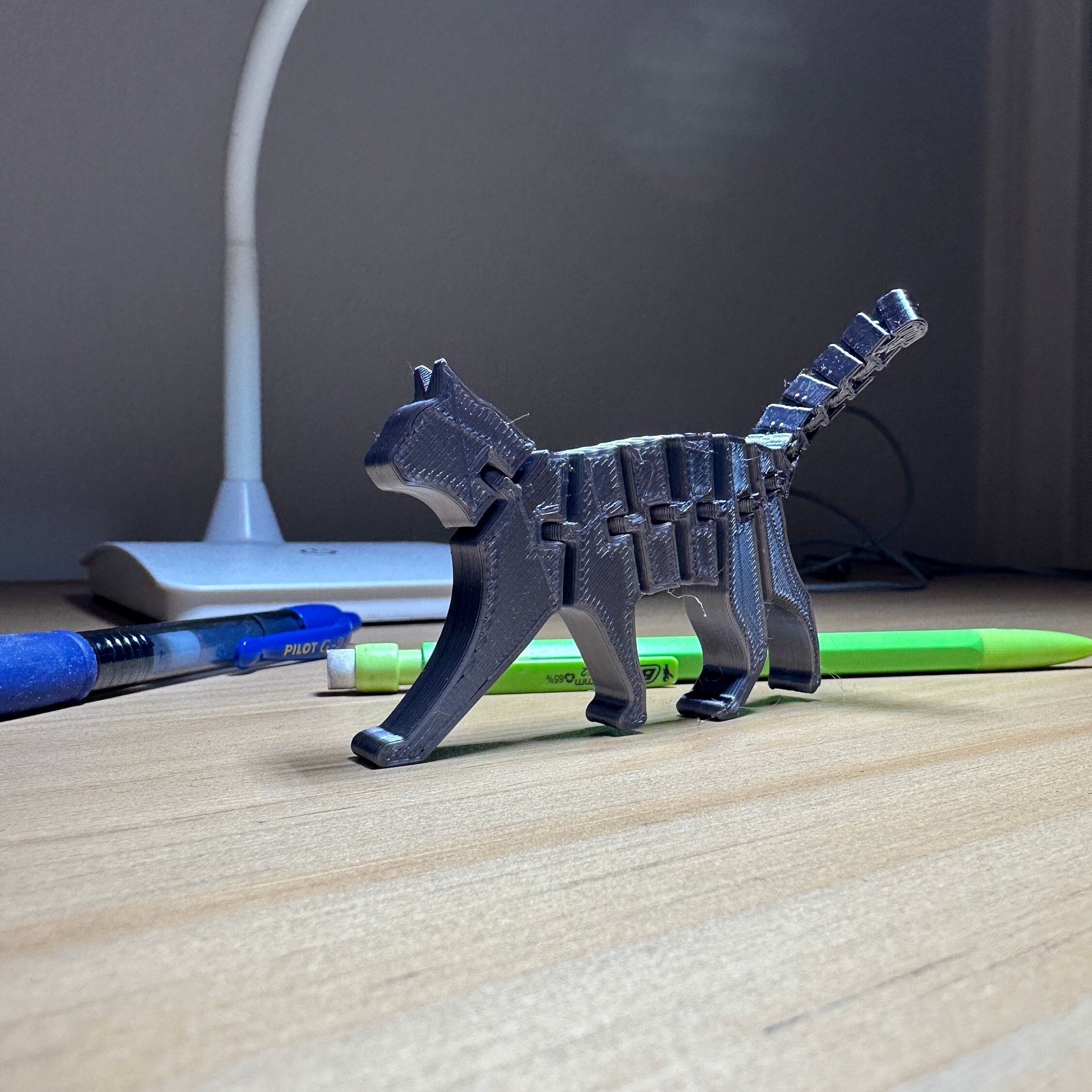 Flexible Desktop Cat - 3D Printed Stress Reliever (two Pack) - Etsy