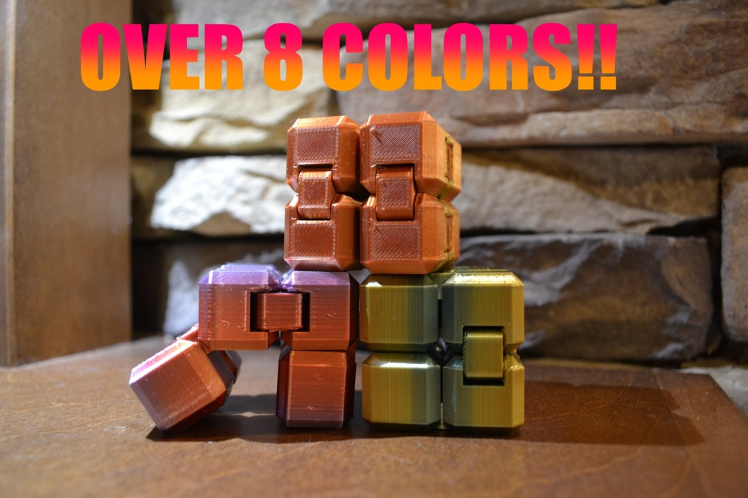 Infinity Cube 3D Print 3D Printed Fidget Toy Desk Fidget - Etsy