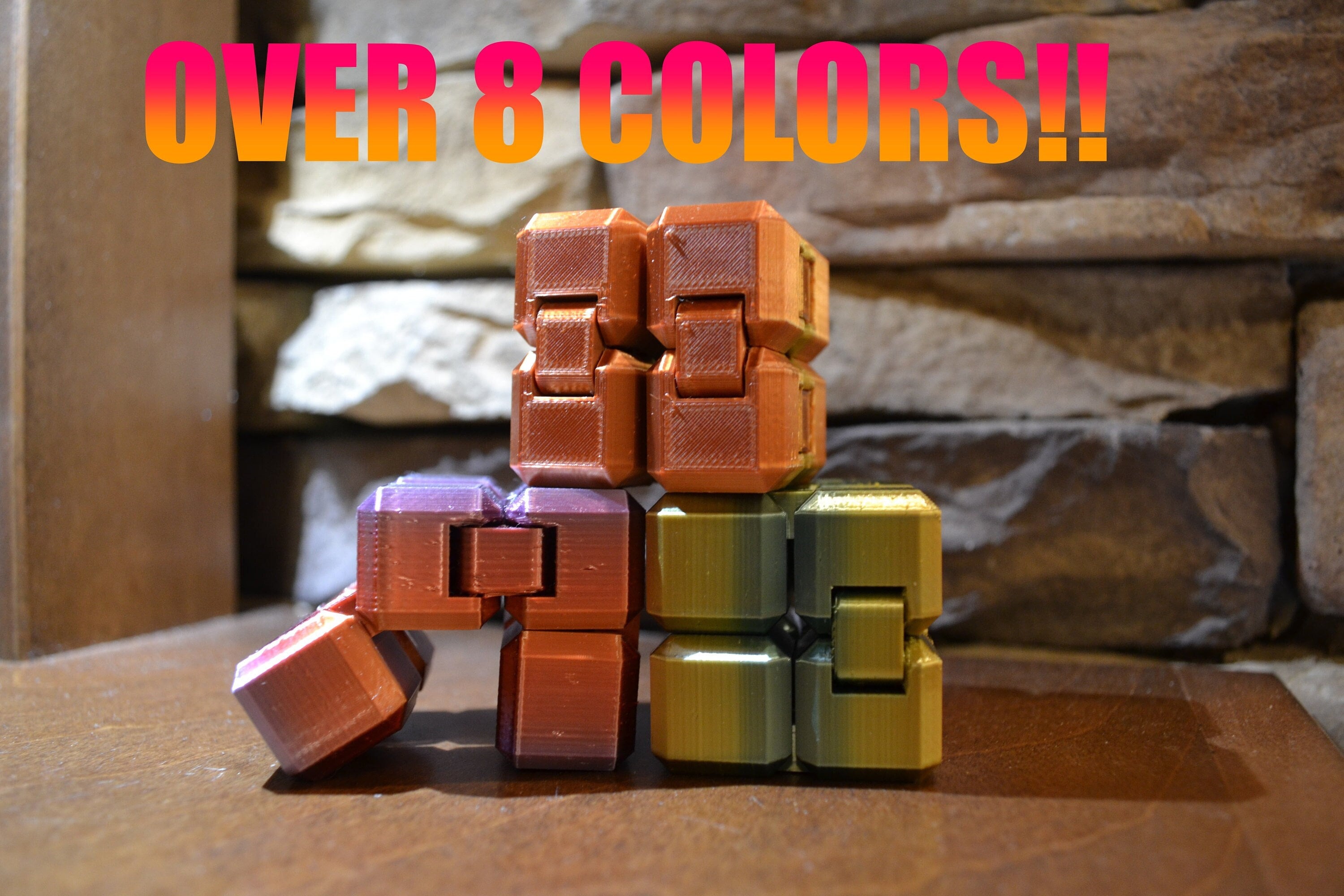 Infinity Cube 3D Print 3D Printed Fidget Toy Desk Fidget - Etsy