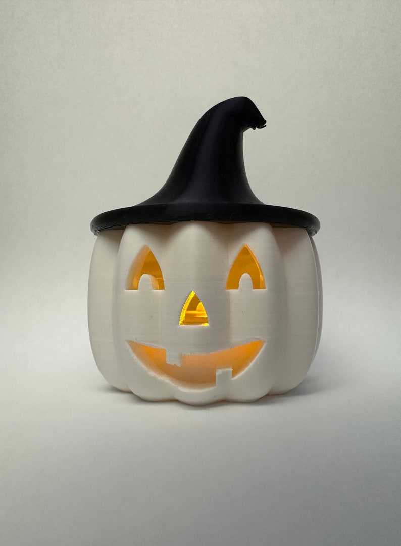 Halloween 3D Printed Jack O' Lantern Pumpkin With Light up Face for ...