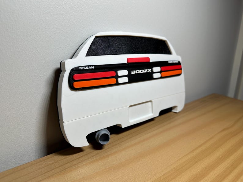 Nissan 300ZX TT 3D Printed Wall Art Perfect Gift for Car Fans ...