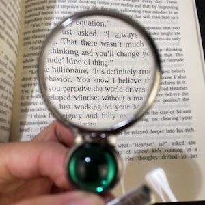 Unique Vintage Magnifying Glass Necklace 10X Magnifier Pendant Necklace ...