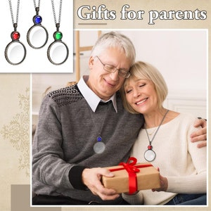 Unique Vintage Magnifying Glass Necklace 10X Magnifier Pendant Necklace ...