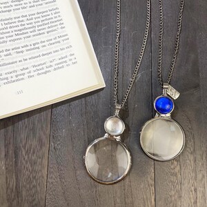 Unique Vintage Magnifying Glass Necklace 10X Magnifier Pendant Necklace ...