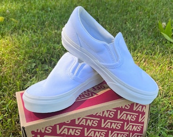 CUSTOM Kids Bluey Vans Slip on Sneakers - Etsy
