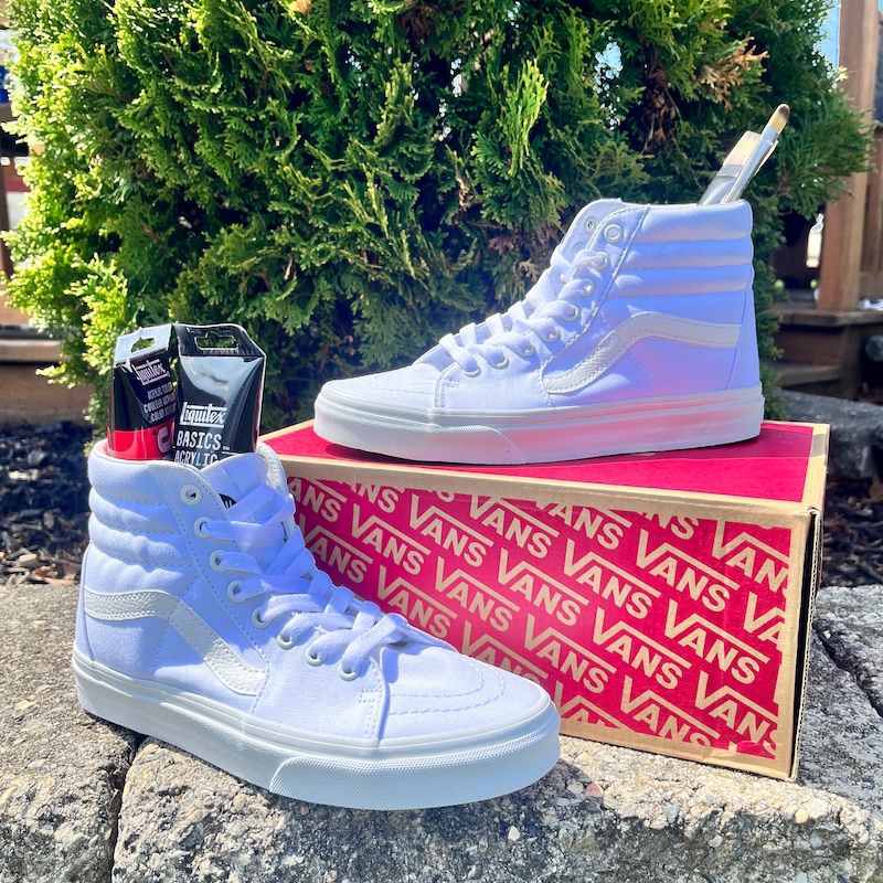 Custom Vans - Etsy