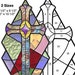 Old World Cross Diamond Stained Glass Pattern - Etsy