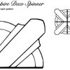 Traditional Bevel Square Stained Glass Spinner Pattern PDF - Etsy