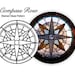 Compass Rose Stained Glass Pattern - Etsy