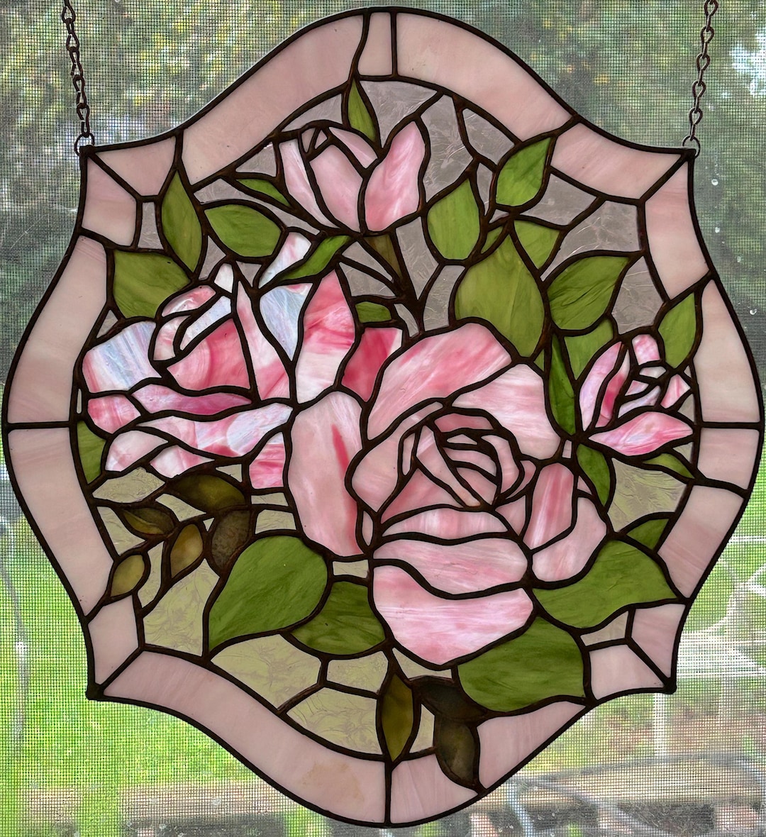 Mother's Day Bouquet Stained Glass Pattern - Etsy