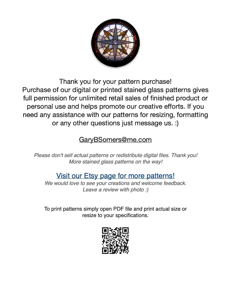 Christmas Mobius Wreath Stained Glass Pattern - Etsy