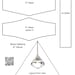 Triangle Prism Hanger Stained Glass Pattern - Etsy