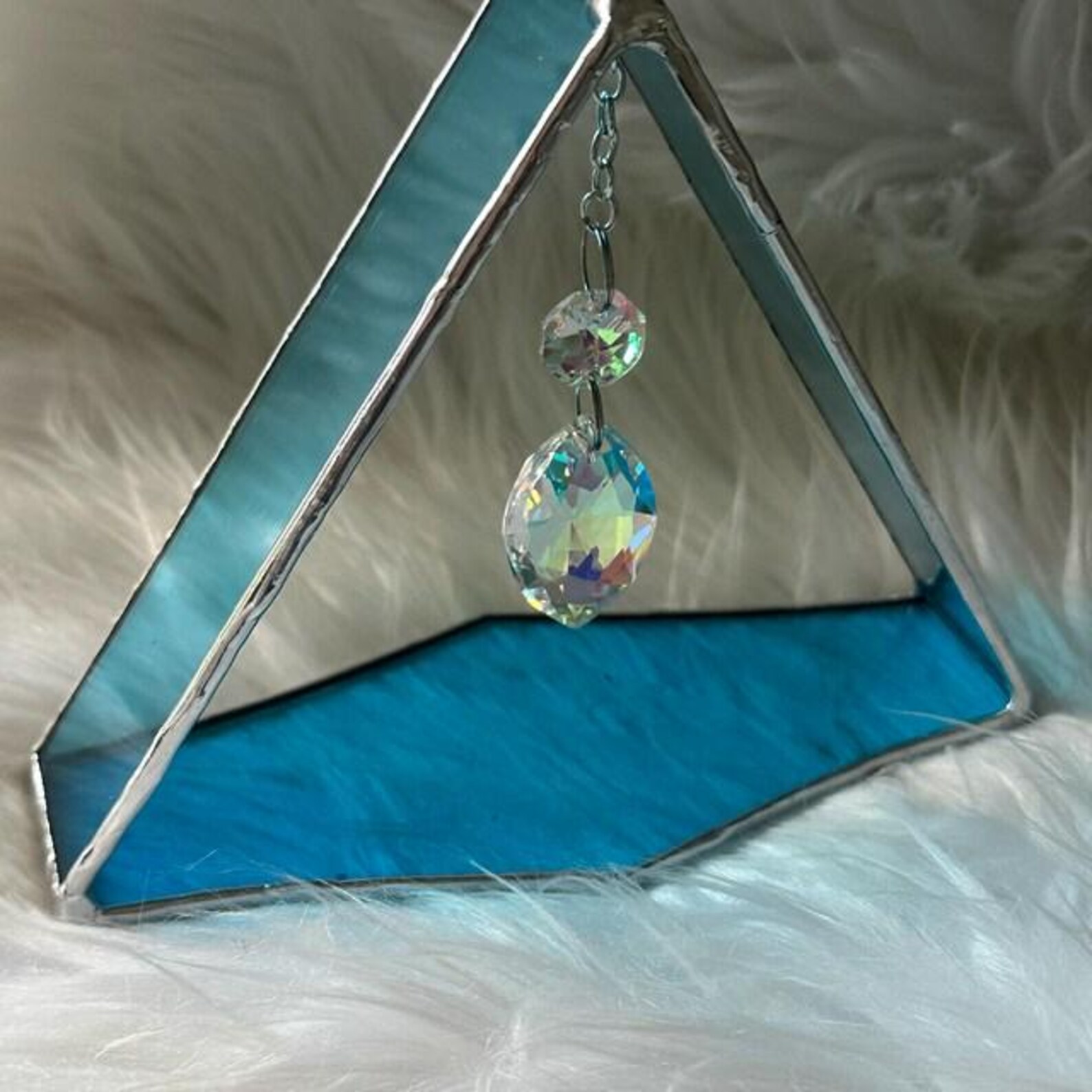 Triangle Prism Hanger Stained Glass Pattern - Etsy