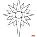 Star of Bethlehem Stained Glass Pattern PDF - Etsy