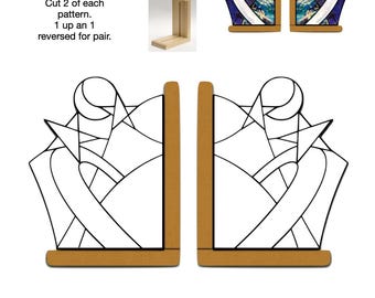 Bookends for Stained Glass - Etsy