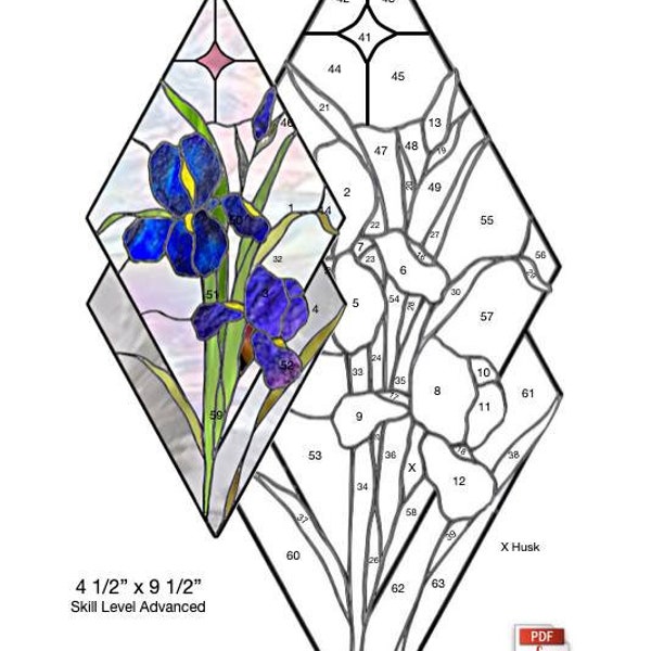 Diamond Stained Glass - Etsy