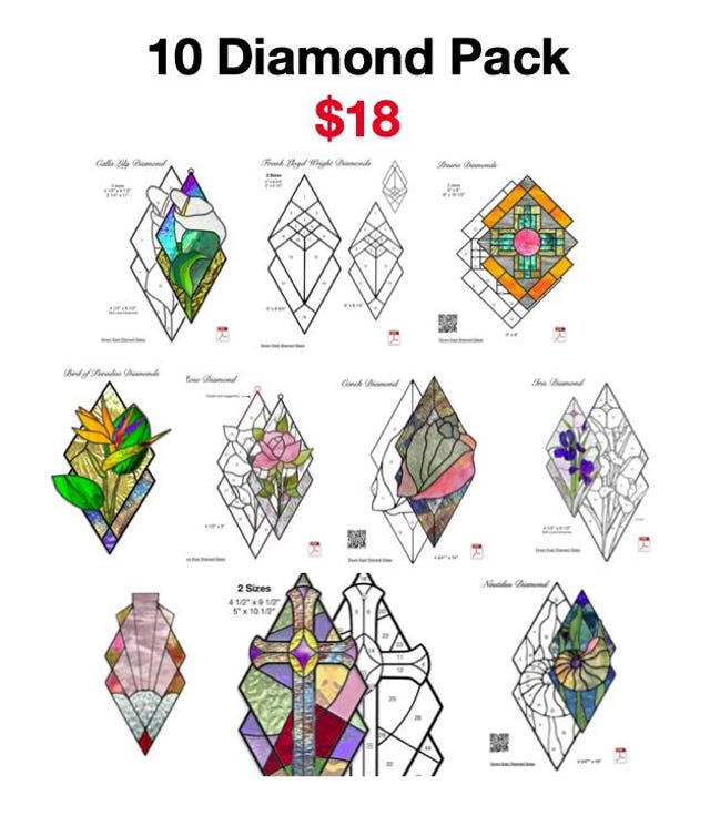 GlassPatternClub - Etsy