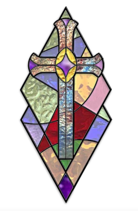Patrones De Cruces De Vitrales Simples