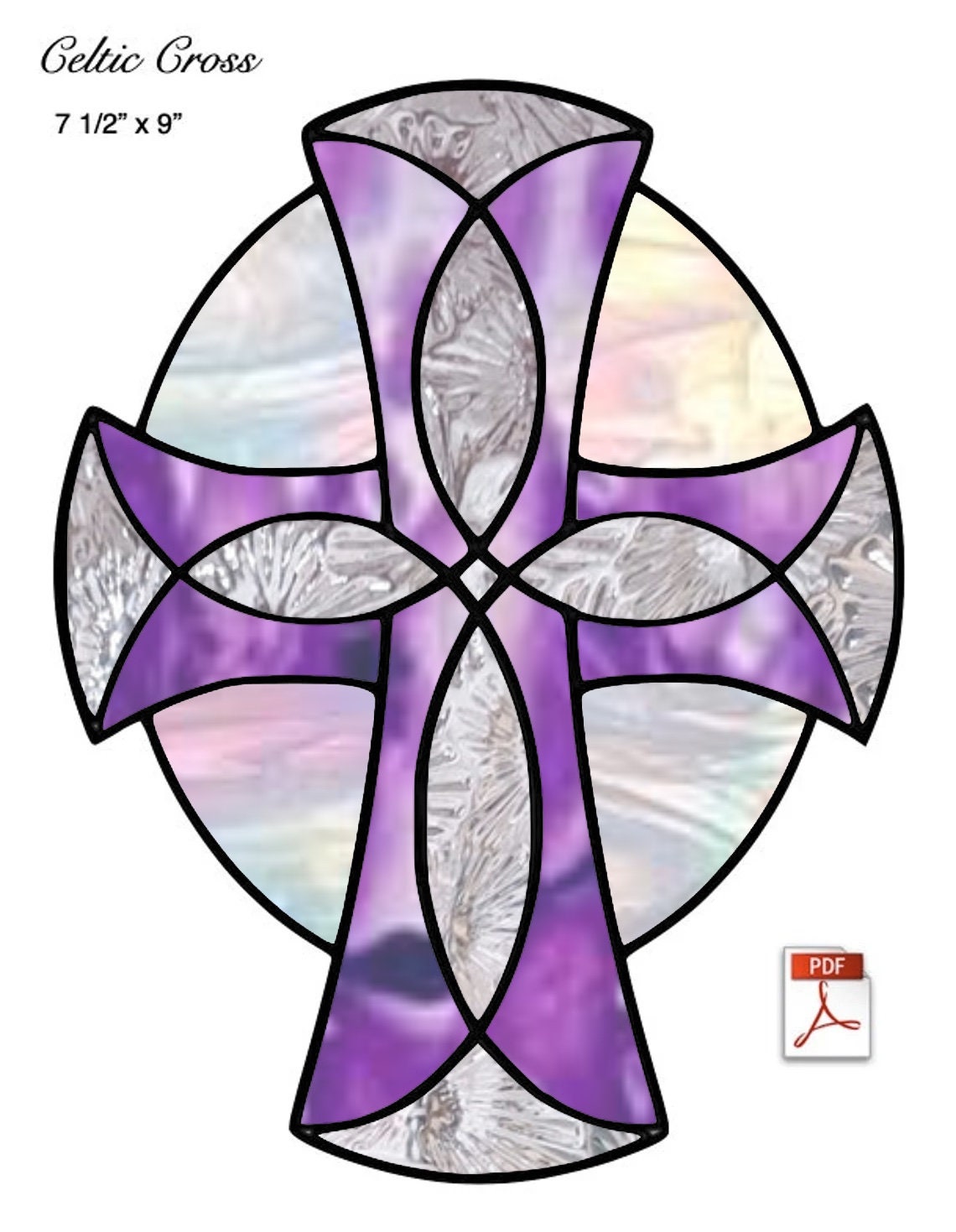 Celtic Cross Stained Glass Patterns
