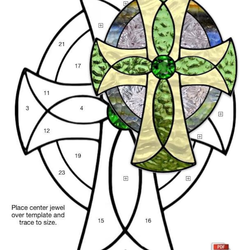 Celtic Cross Suncatchers - Etsy