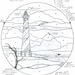 Hatteras Lighthouse Stained Glass Pattern - Etsy Canada