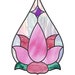 Lotus Teardrop Stained Glass Pattern - Etsy