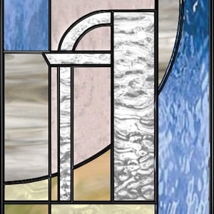 Art Deco Alphabet Stained Glass Patterns - Etsy