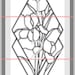 Iris Diamond Stained Glass Pattern - Etsy