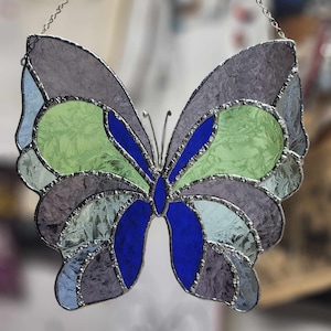Butterfly Stained Glass Pattern PDF - Etsy
