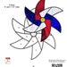 Patriotic Pinwheel Stained Glass Pattern - Etsy