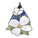 Dogwood Teardrop Stained Glass Pattern - Etsy
