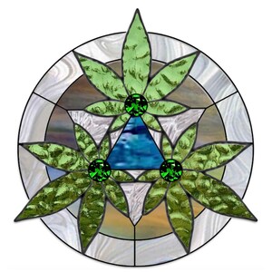 Weed Trefoil Stained Glass Pattern - Etsy