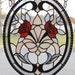 Victorian Rose Stained Glass Pattern - Etsy
