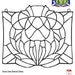 Scottish Thistle Stained Glass Pattern PDF - Etsy Canada